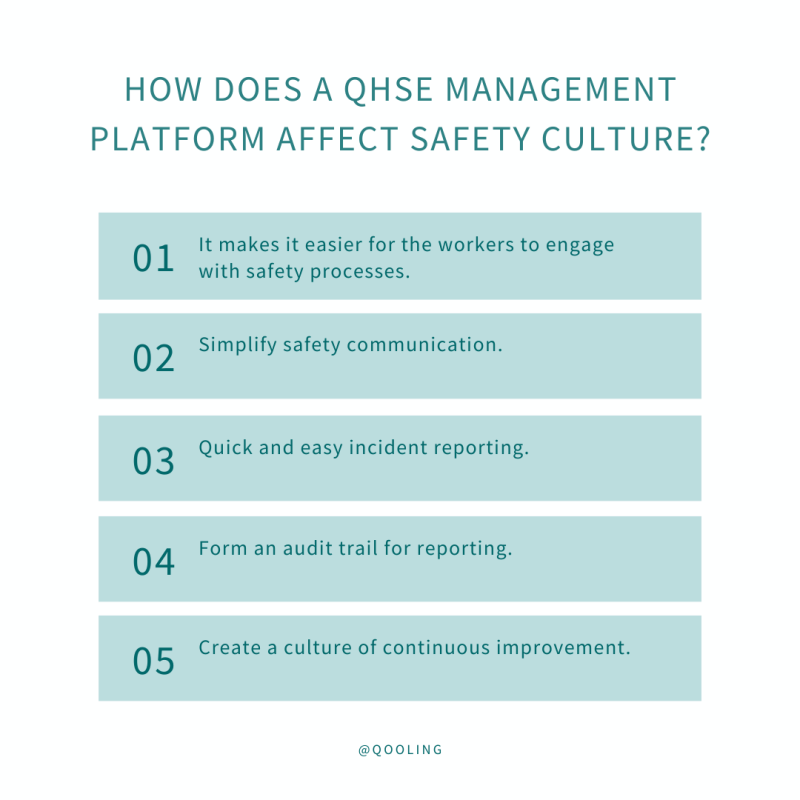 5 Ways How a QHSE Management Platform Can Improve a Safety Culture - Qooling